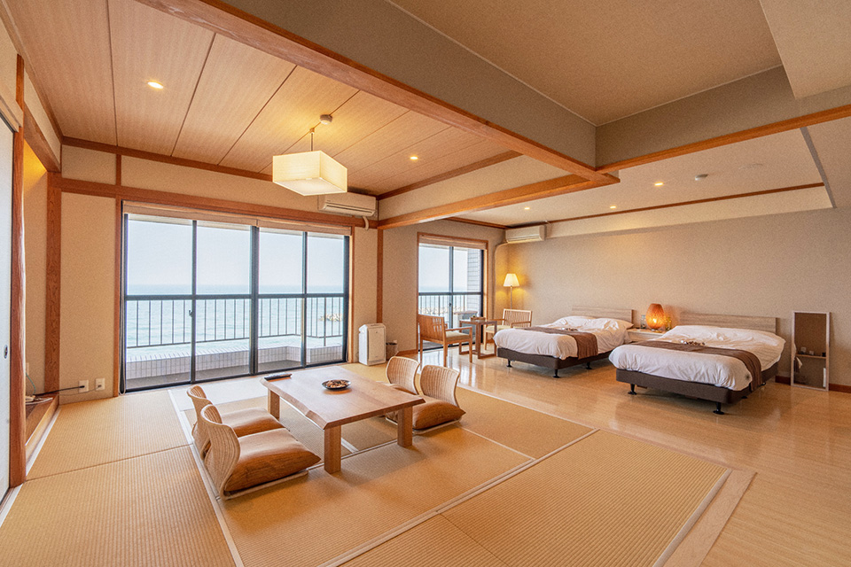 Ocean Front Rooms | Isohara Seaside Hotel [Best Rate Guarantee]
